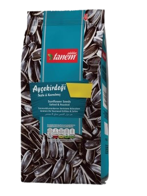 Tanem Sunflower Seeds Black Roasted and Salted 120g*20 – Market Anatolia